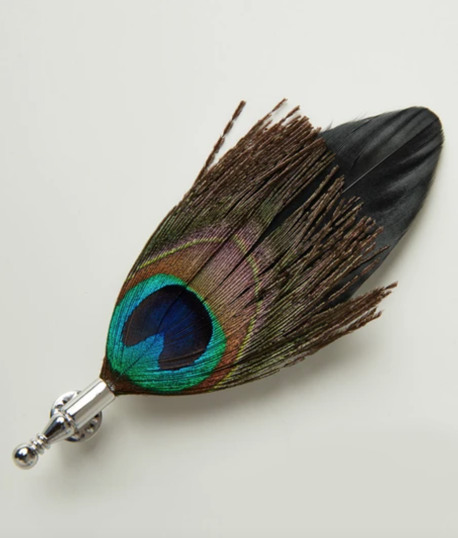 Menswear Item Of The Week The Peacock Feather - The Chic Geek
